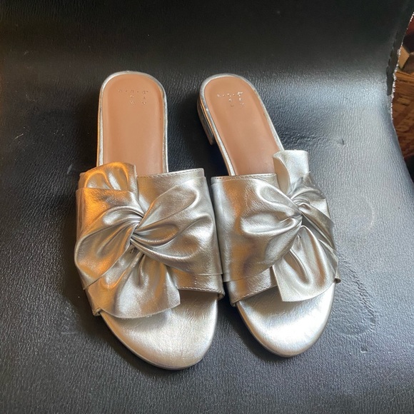 a new day | Shoes | Silver Slides | Poshmark